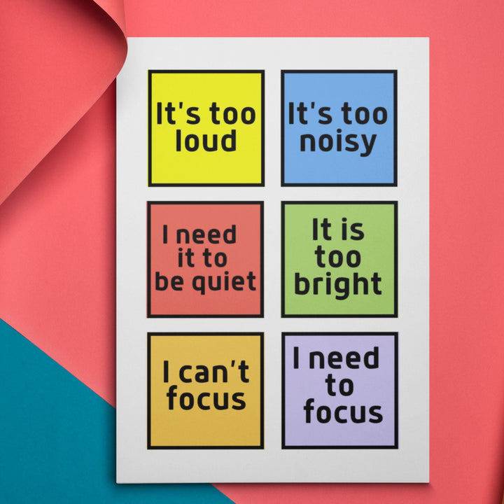 Printable communication cards and boards - KY designX