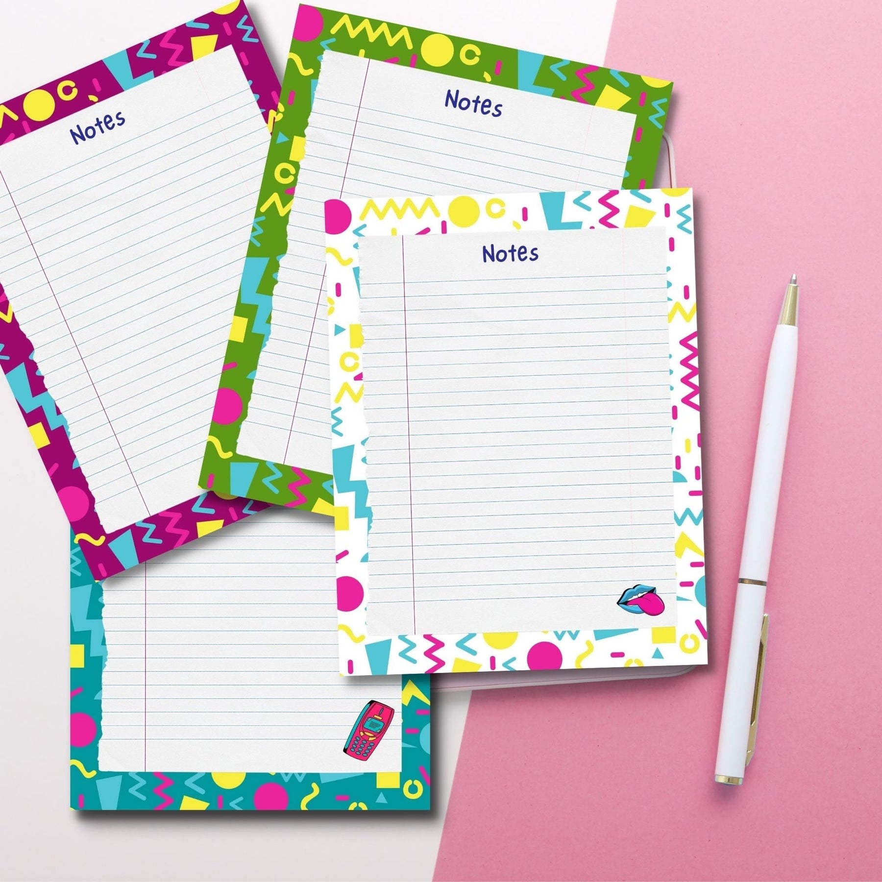 90s nostalgia printable Notebook - KY designX