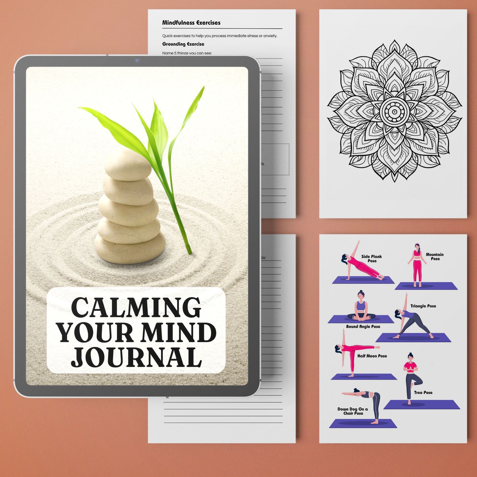 Calming Your Mind Journal for Teens and Adults - KY designX