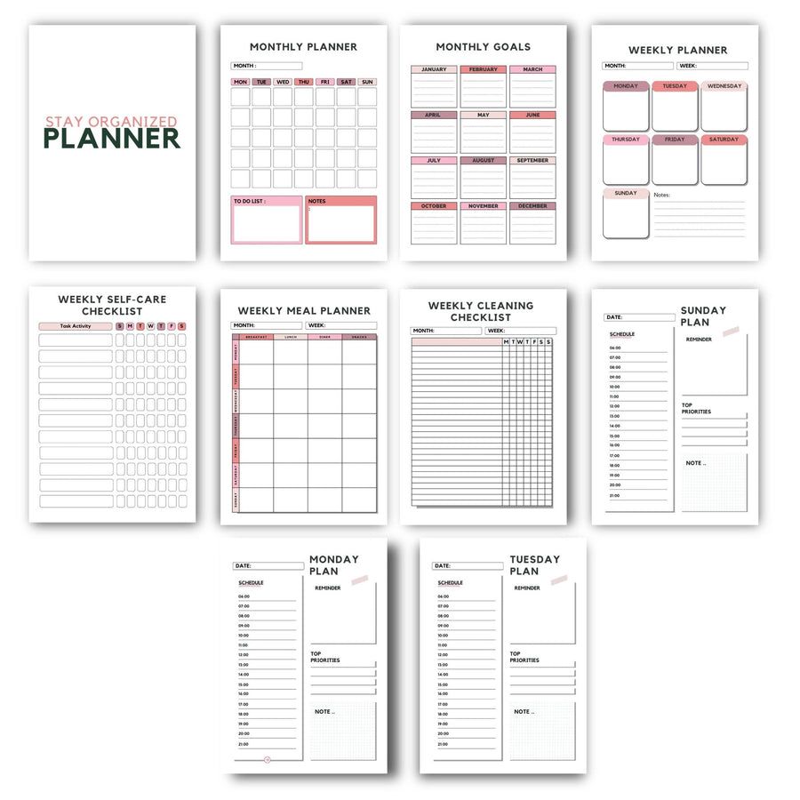 Customizable Digital Planner with Master Resell Rights - KY designX