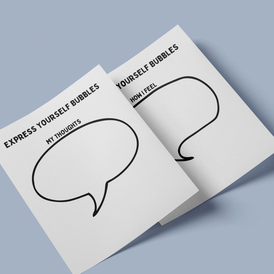 Express Yourself Bubbles - Selective Mutism / Autism - KY designX