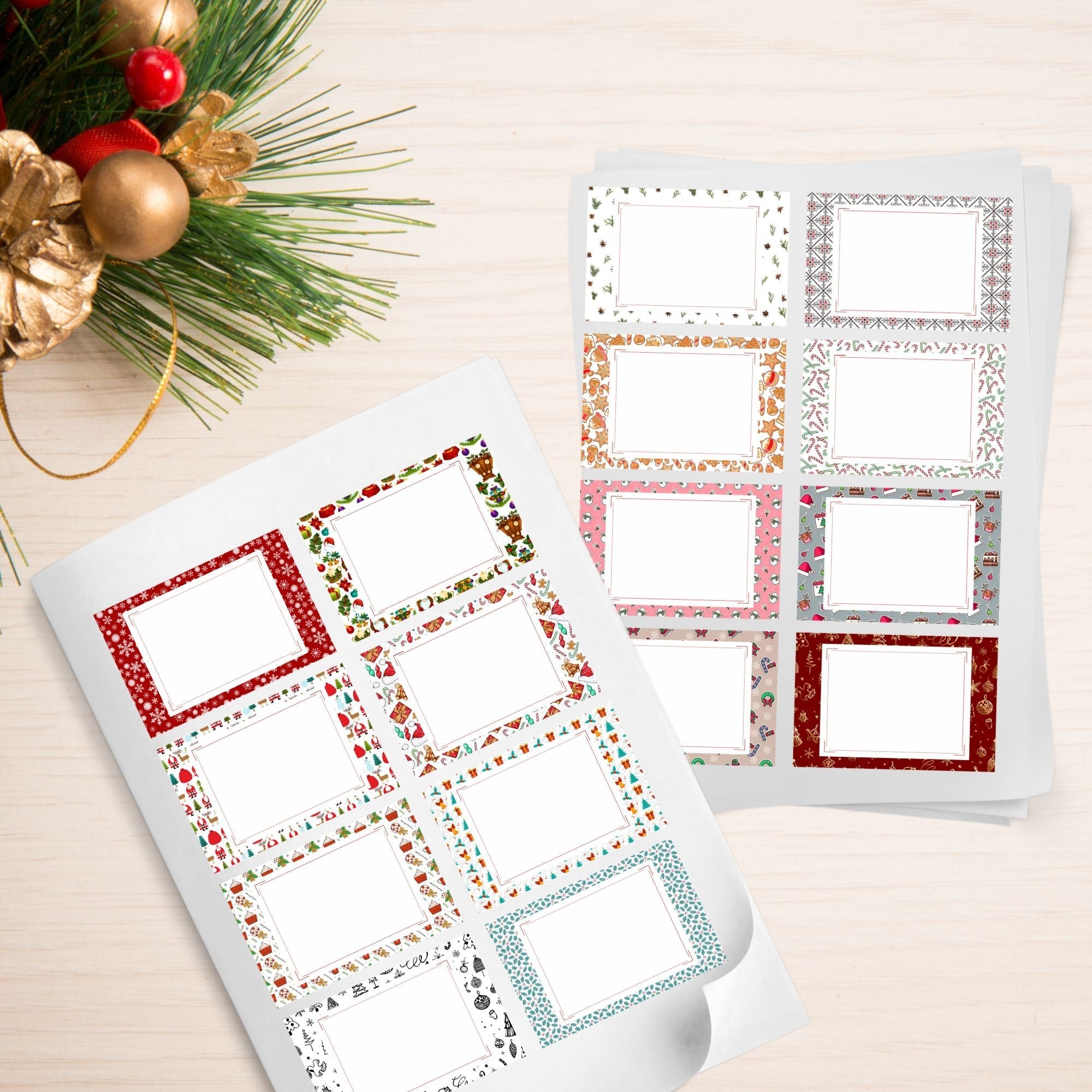 Free Christmas Printable labels - KY designX