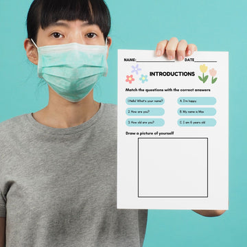 Free Introductions Worksheets For Preschoolers - KY designX