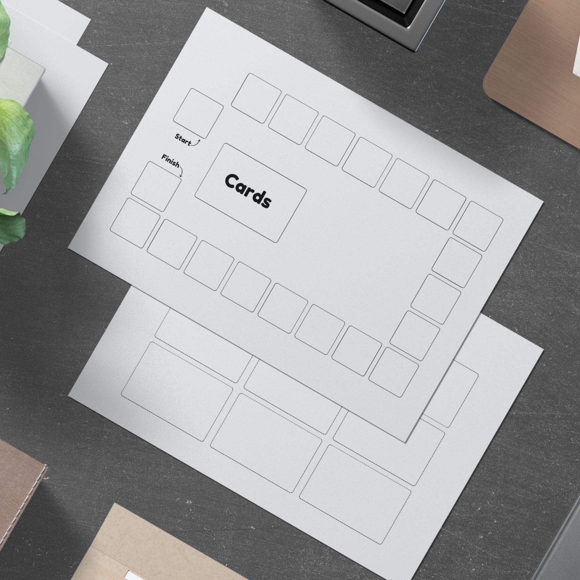 Free Printable Board Game Template - KY designX