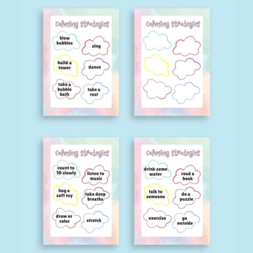 Free printable calming strategies poster - KY designX