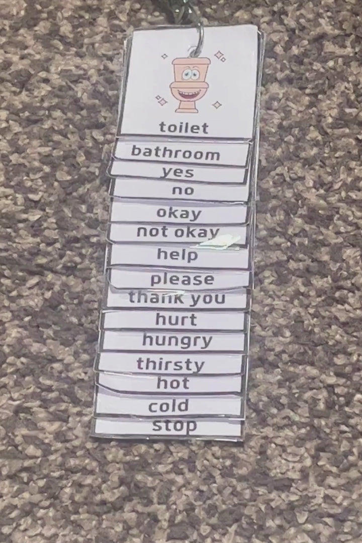 Tiered Printable Communication Cards Lanyard - KY designX