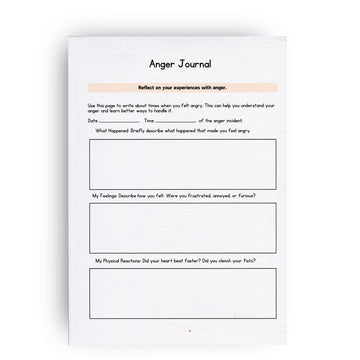 Printable Anger Management Journal - KY designX