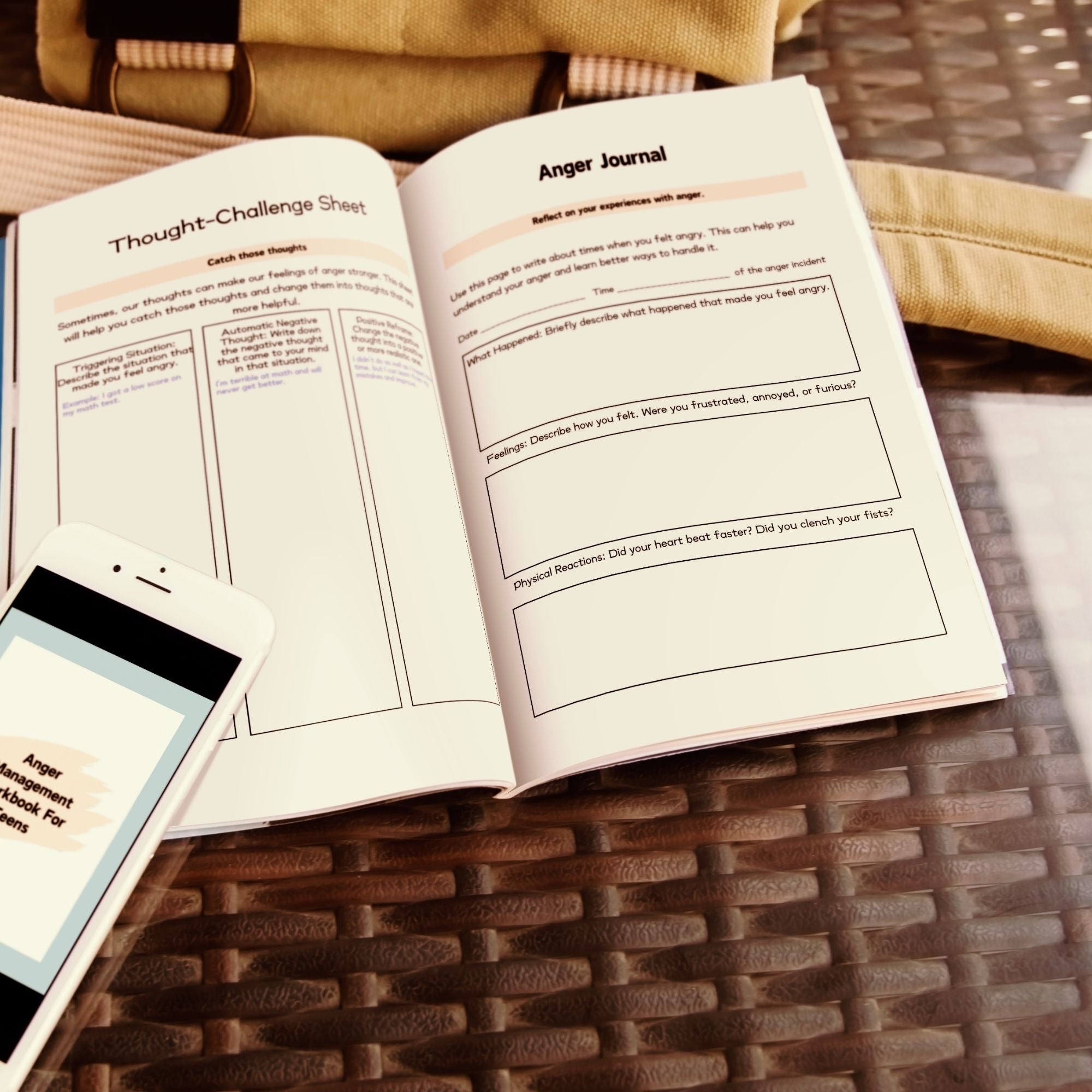 Anger Management Workbook for Teens Printable - KY designX