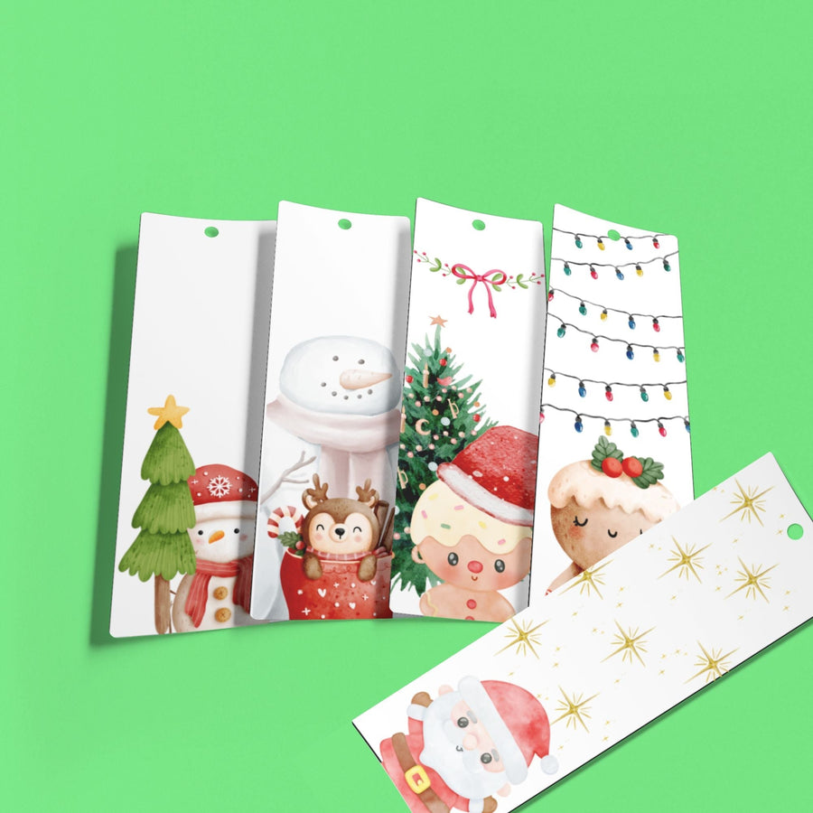 Printable Christmas Bookmarks - Fun & Festive Designs - KY designX