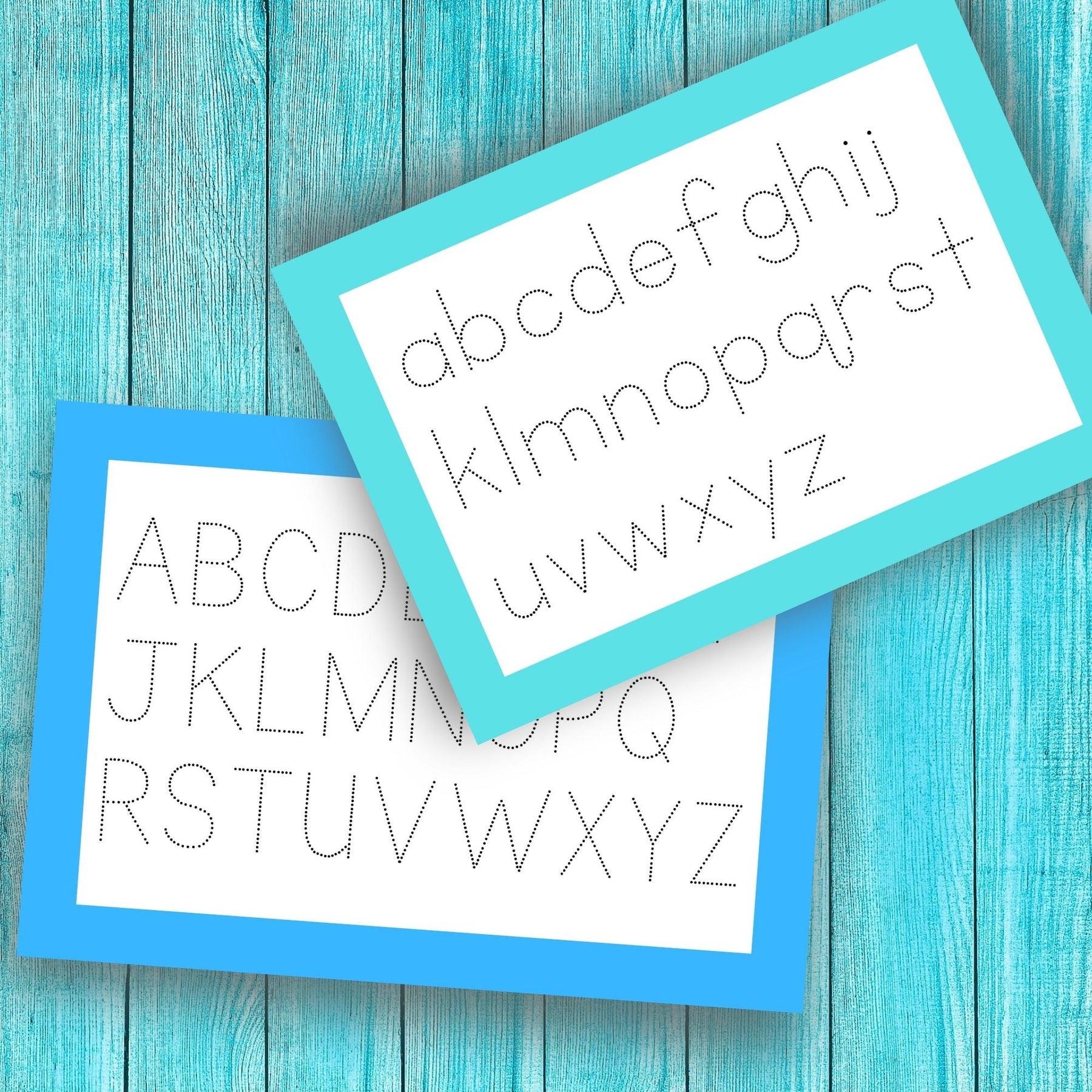 Printable fun alphabet tracing worksheets - KY designX