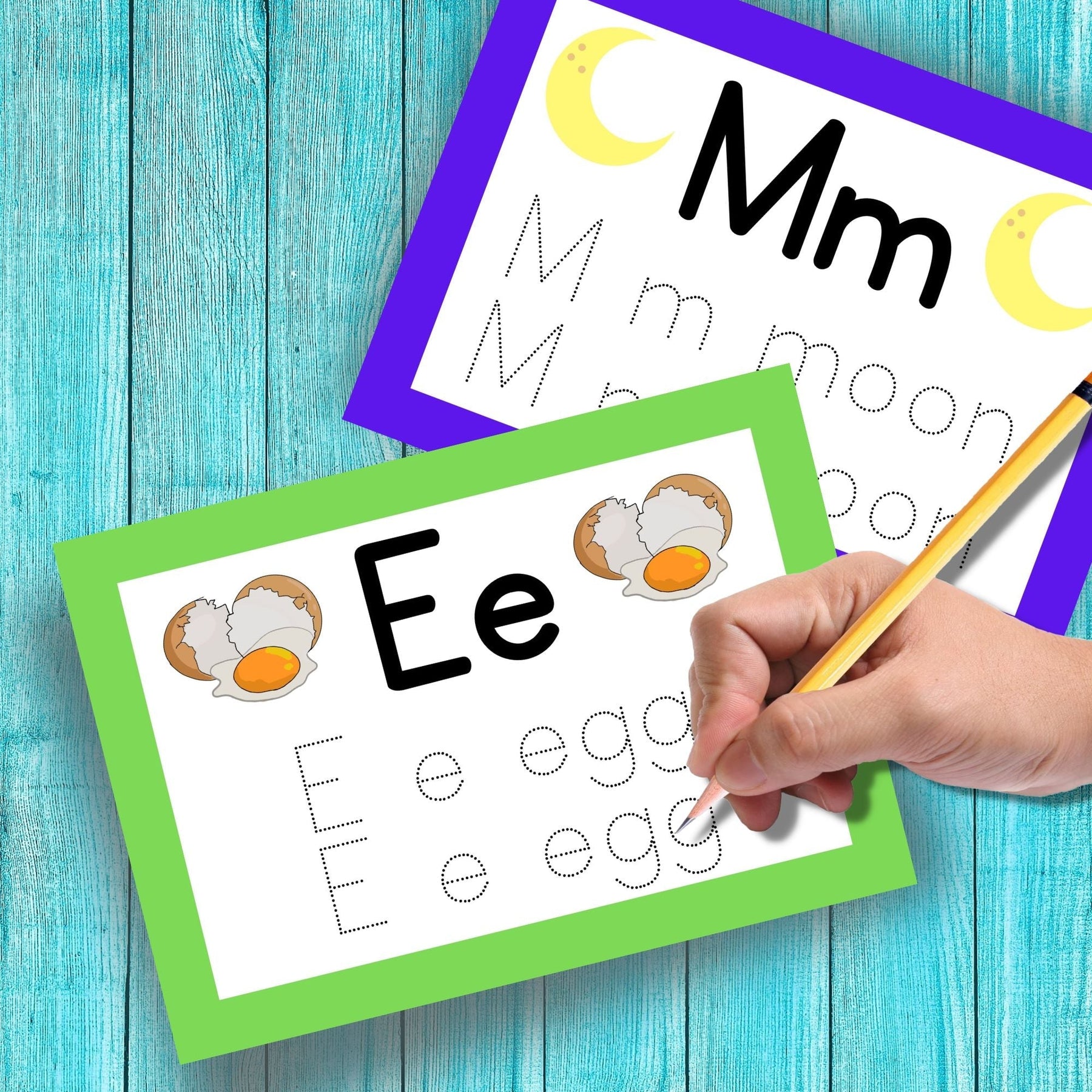 Printable fun alphabet tracing worksheets - KY designX