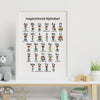 Printable Inspirational Alphabet Cards & Poster Set - KY designX