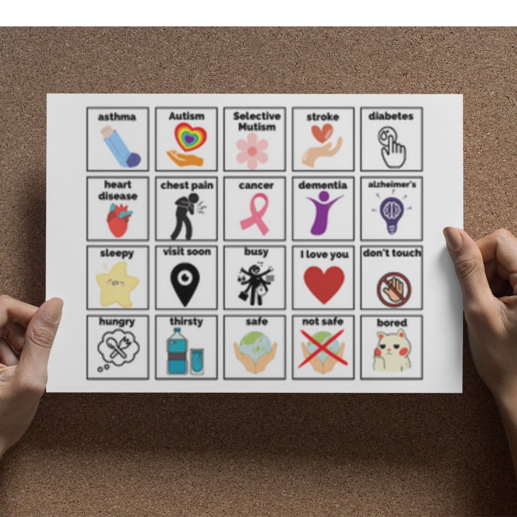 Printable Nonverbal communication cards - KY designX