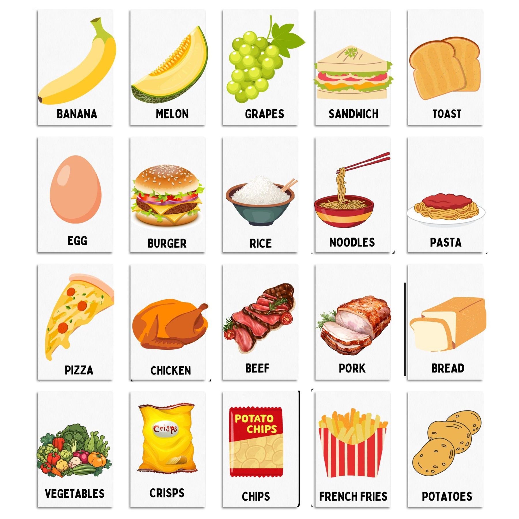 Printable Picture Exchange Communication Cards - KY designX
