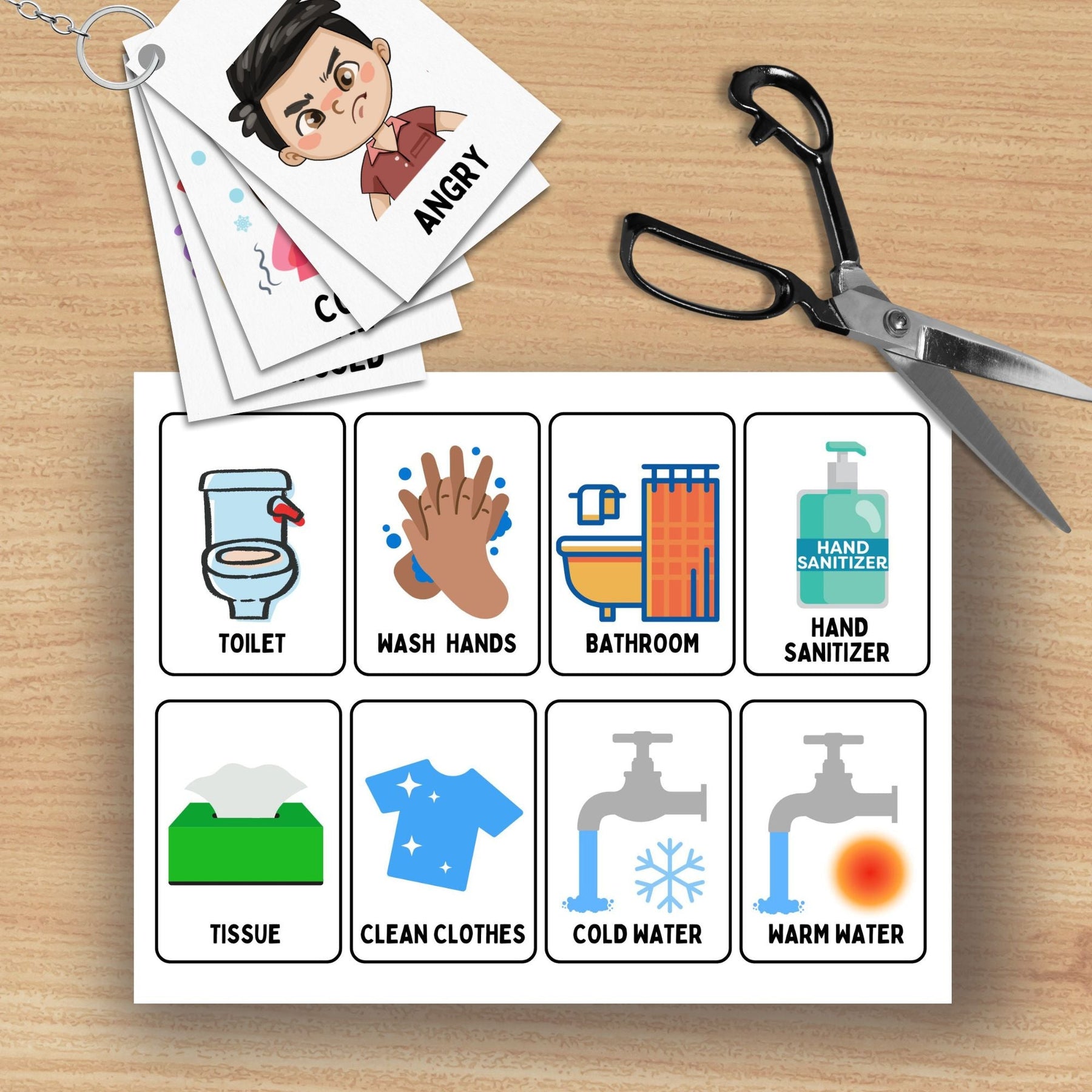 Printable Picture Exchange Communication Cards - KY designX