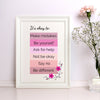 Printable Positive Affirmation Wall Decor 'It's Okay to' - KY designX