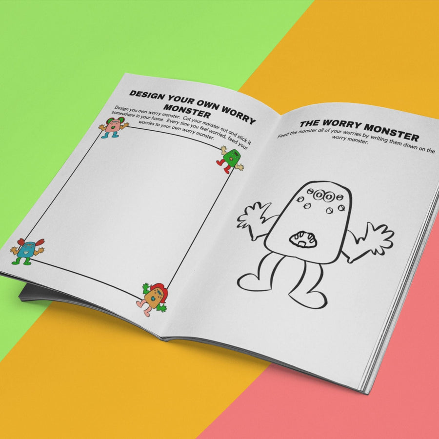 Printable The Worry Monster Workbook - KY designX