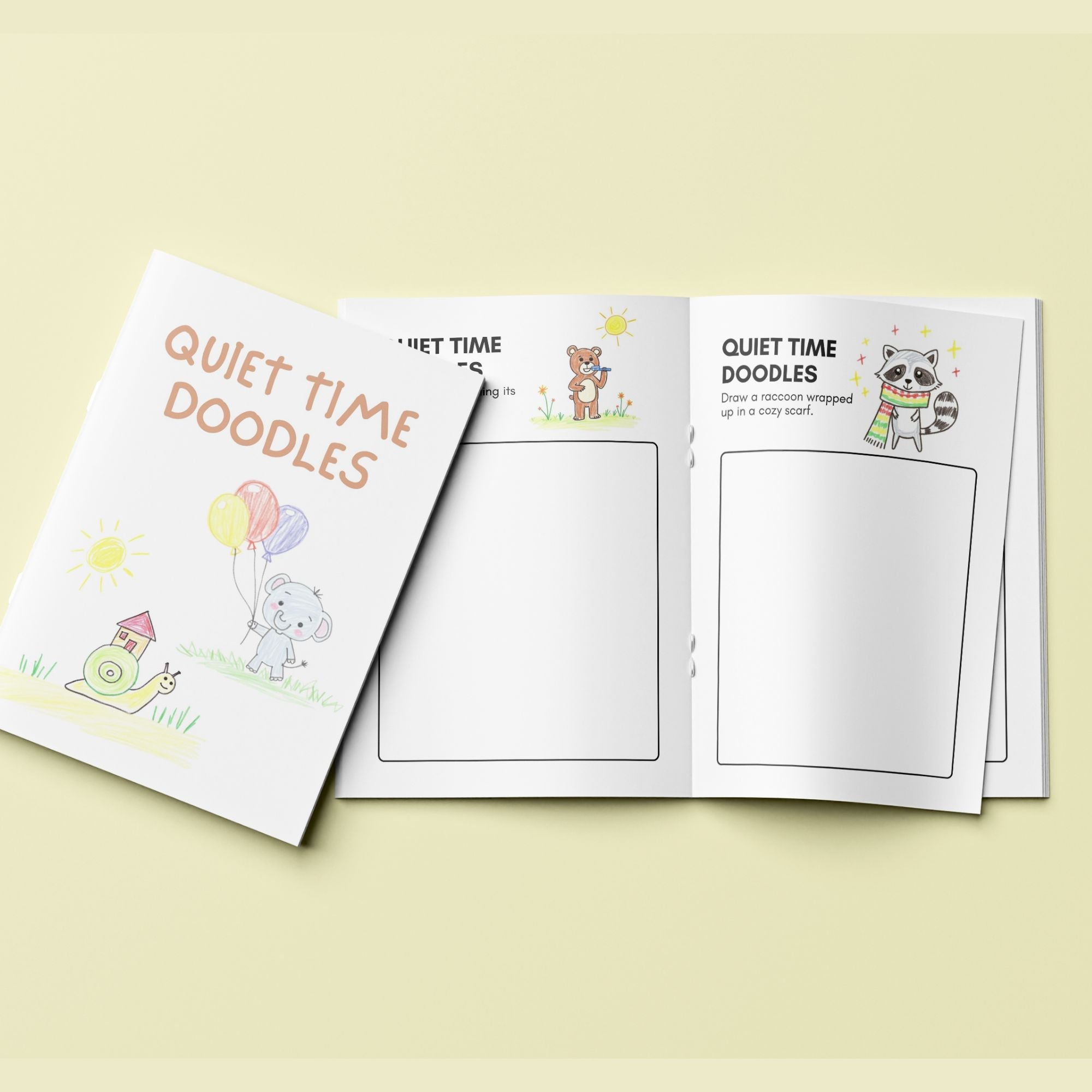 Quiet Time Doodles Printable Worksheets - KY designX