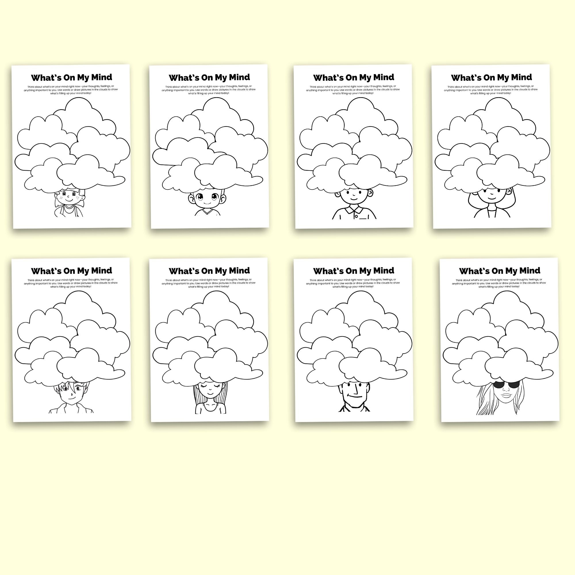 What's on my mind activity for emotional awareness - KY designX